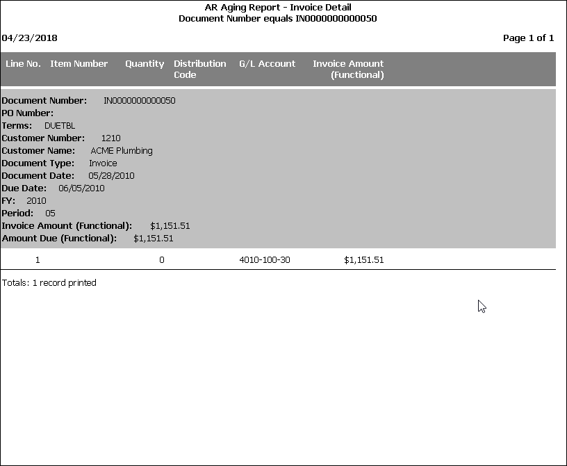 Sample Reports and Labels - Stonefield Query